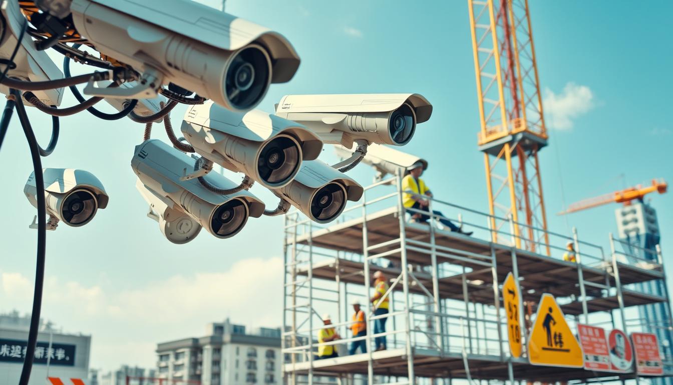 Secure Sites with CCTV Cameras for Construction