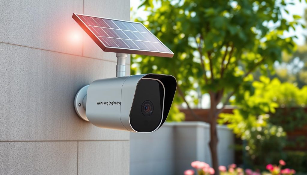 Solar Powered Security Camera for Outdoor Safety