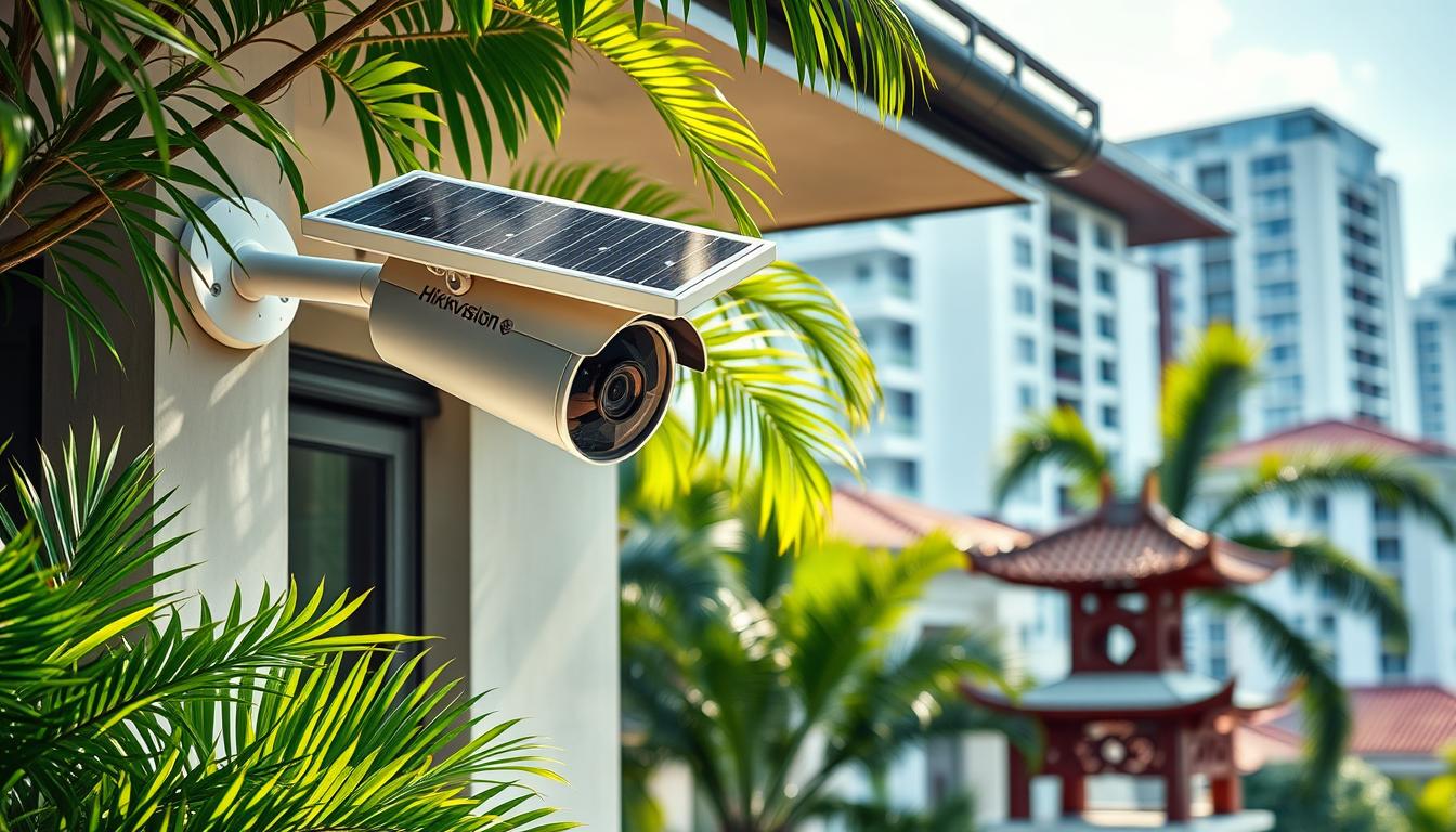 Hikvision Solar Powered Camera for Singapore Homes