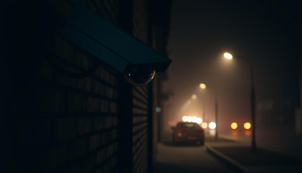 Why is my CCTV camera blurry at night?